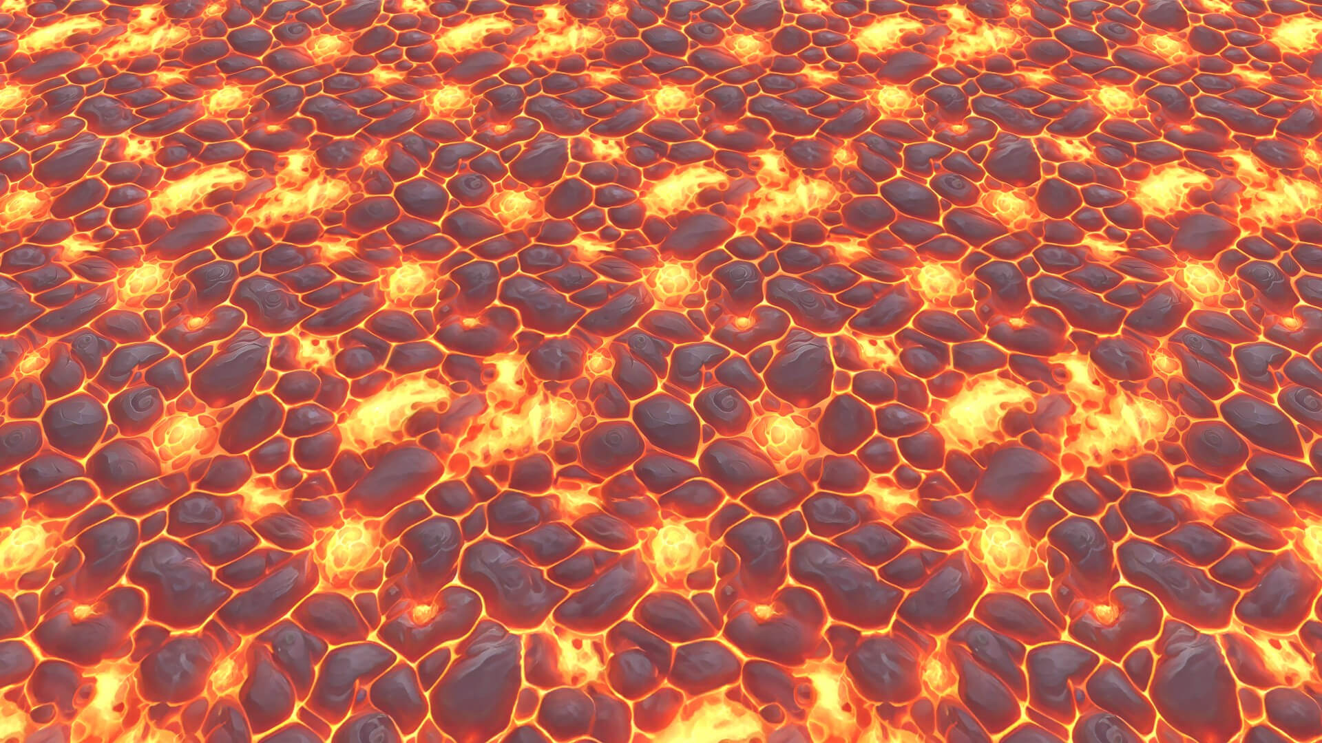 Hand Painted Textures – Vol 76 – Lava - 3D Texture by oleekconder