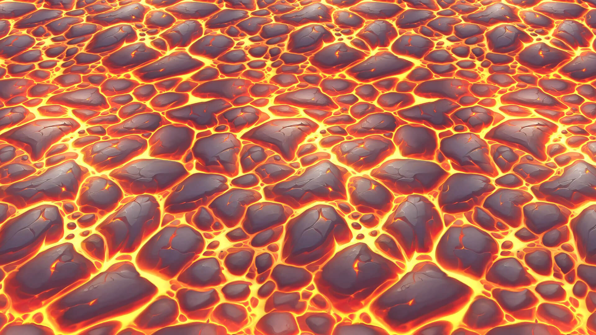 Hand Painted Textures – Vol 76 – Lava - 3D Texture by oleekconder