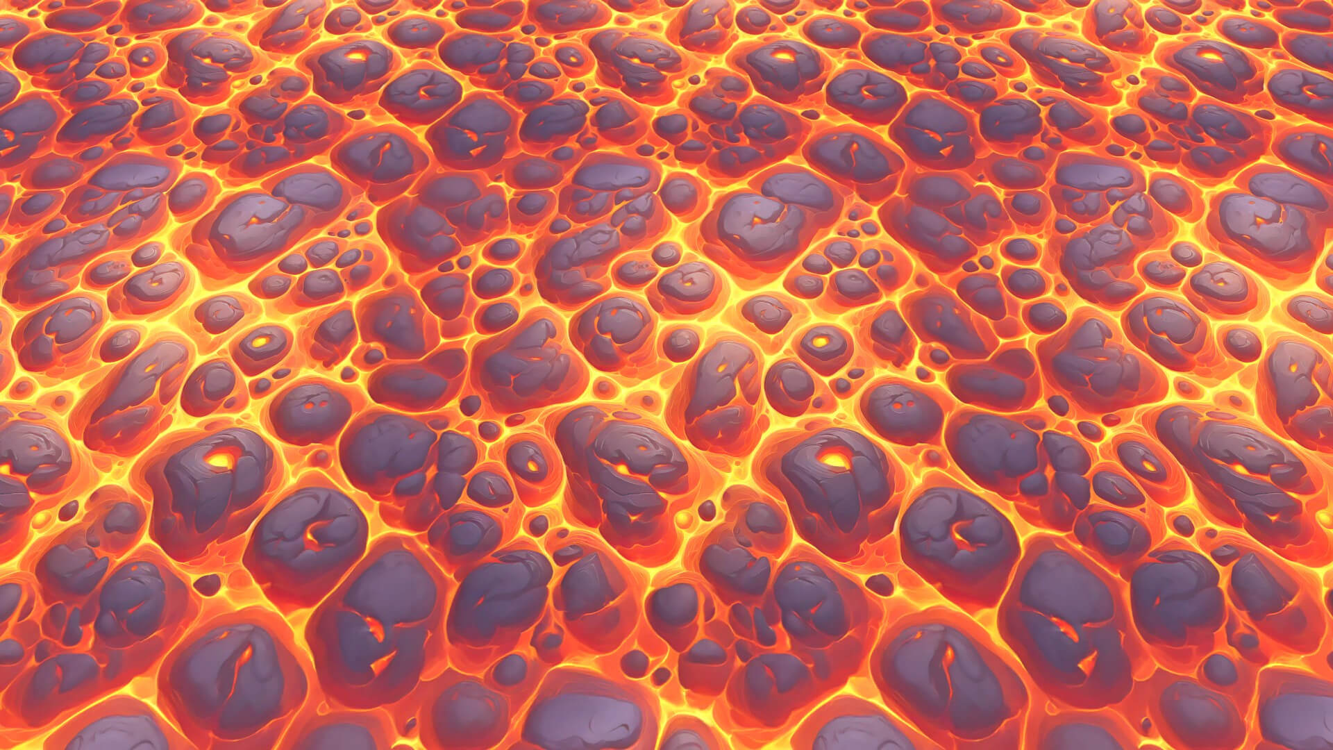 Hand Painted Textures – Vol 76 – Lava - 3D Texture by oleekconder