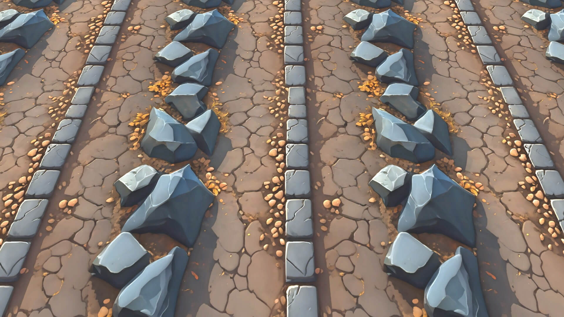 Hand Painted Textures – Vol 77 – Roads - 3D Texture by oleekconder