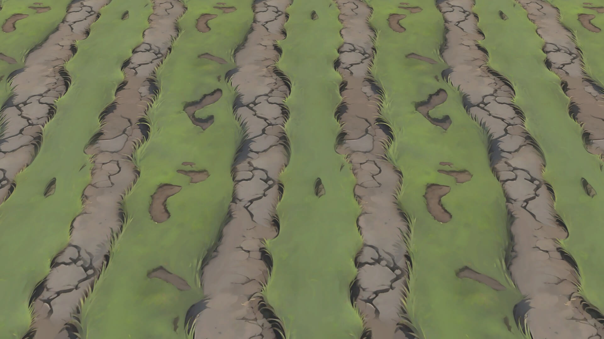 Hand Painted Textures – Vol 77 – Roads - 3D Texture by oleekconder