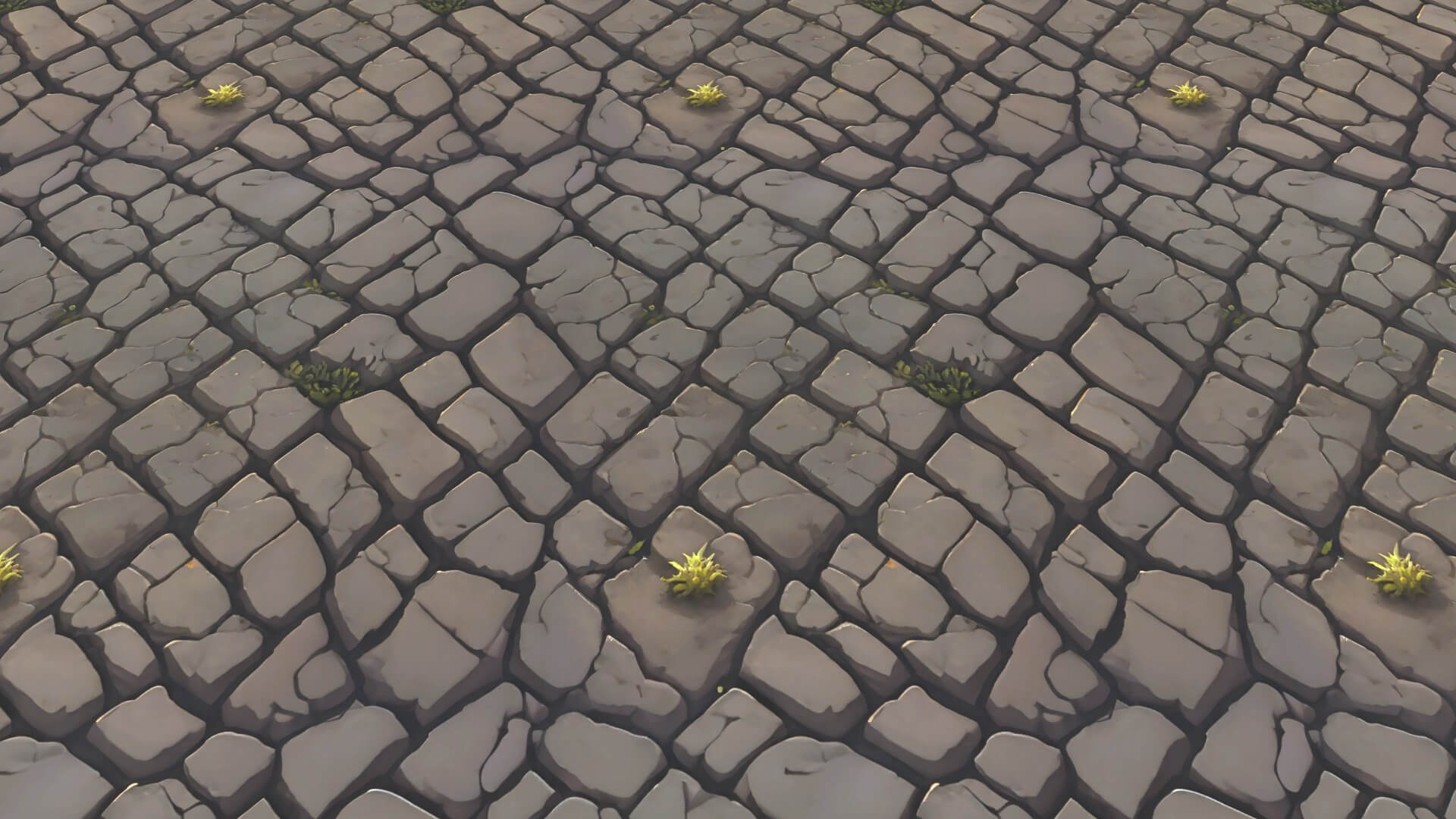 Hand Painted Textures – Vol 78 – Pavement - 3D Texture by oleekconder