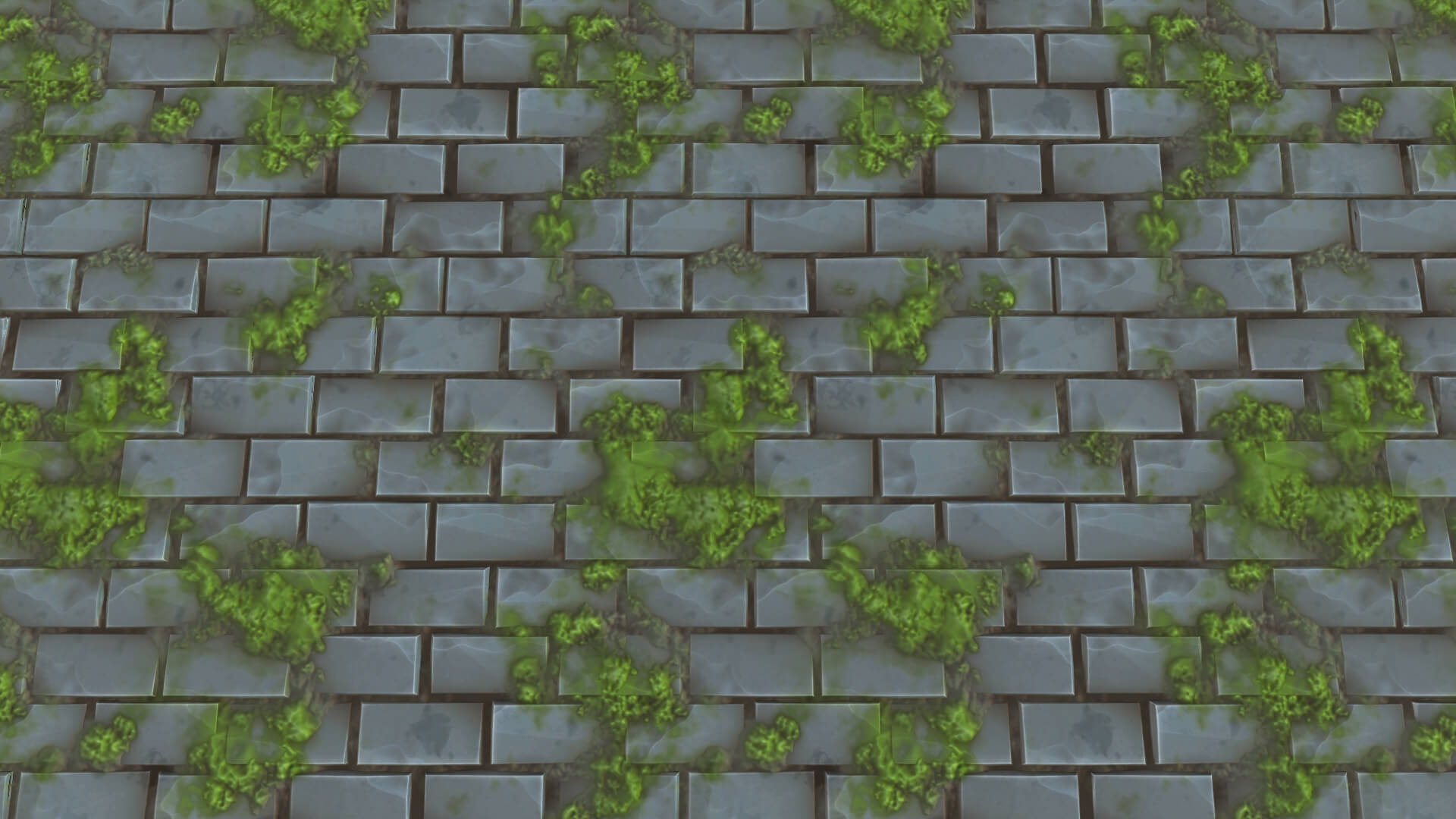 Hand Painted Textures - Vol 8 - Bricks 3D Texture by oleekconder