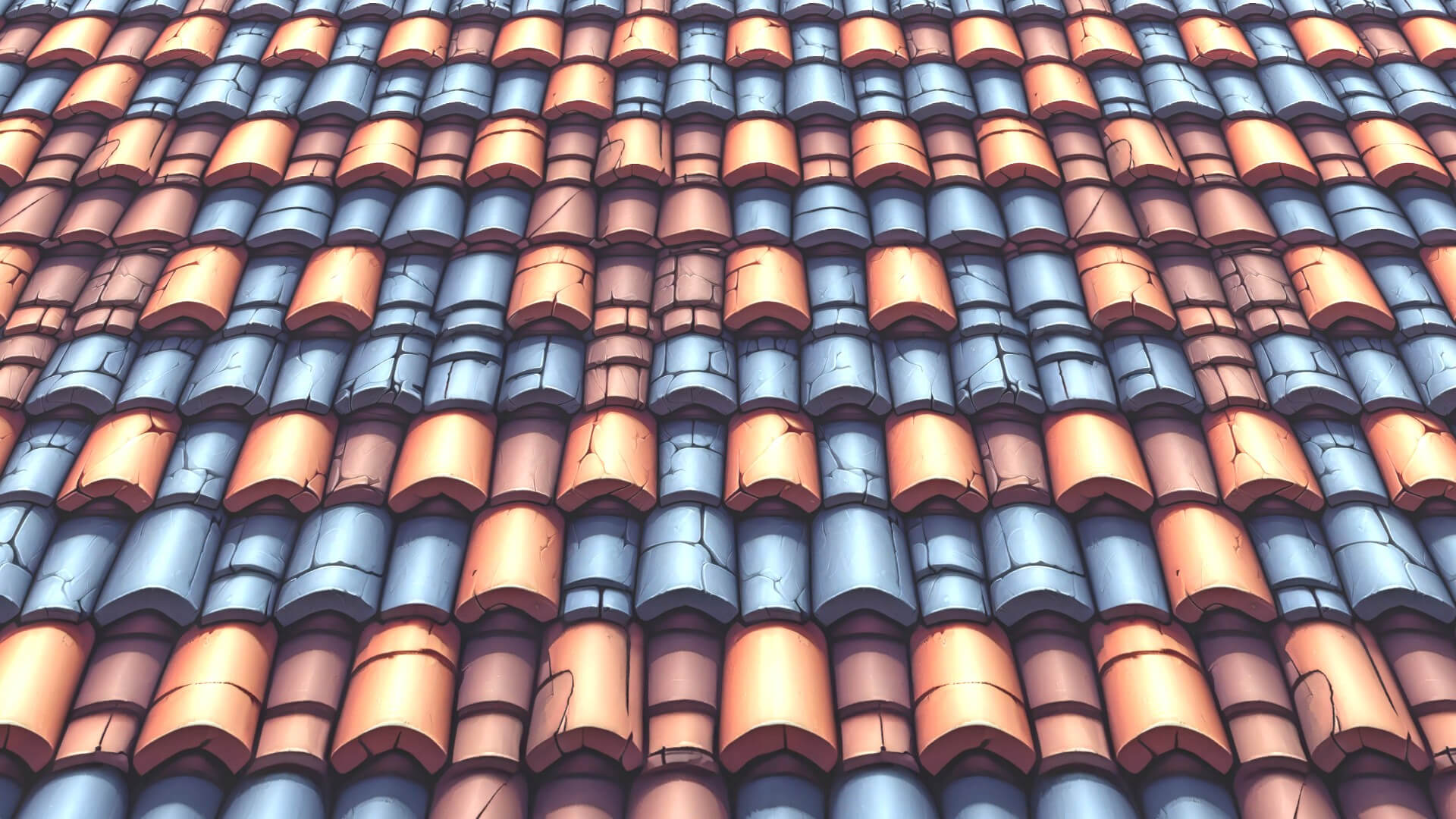 Hand Painted Textures – Vol 80 – Roof - 3D Texture by oleekconder