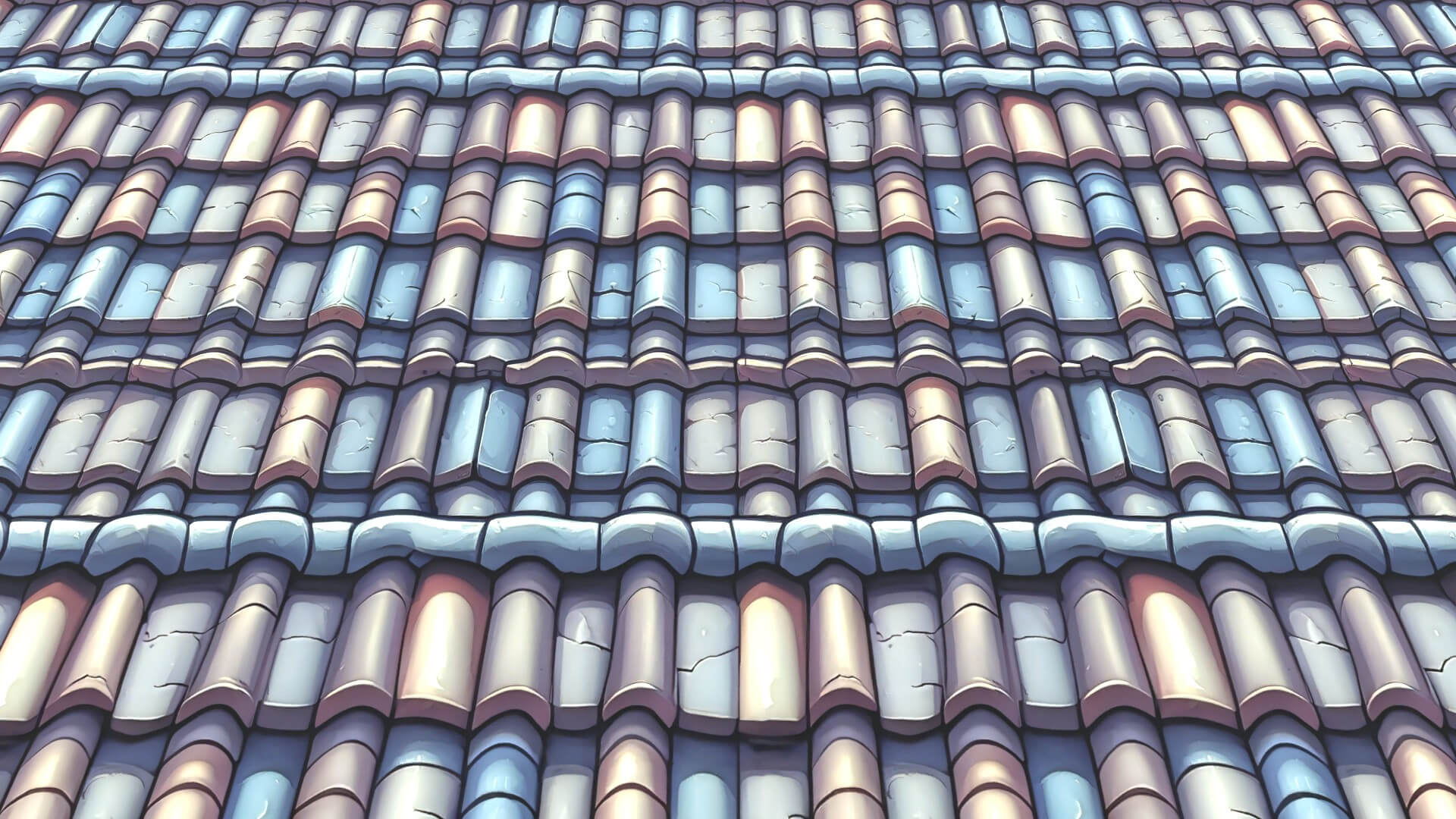 Hand Painted Textures – Vol 80 – Roof - 3D Texture by oleekconder