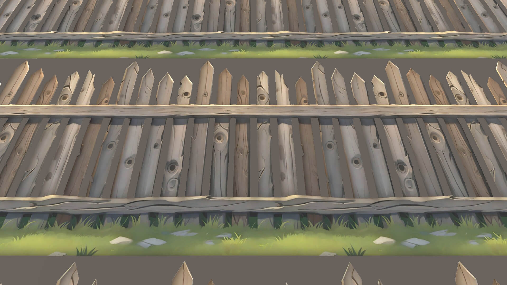 Hand Painted Textures – Vol 86 – Fence - 3D Texture by oleekconder