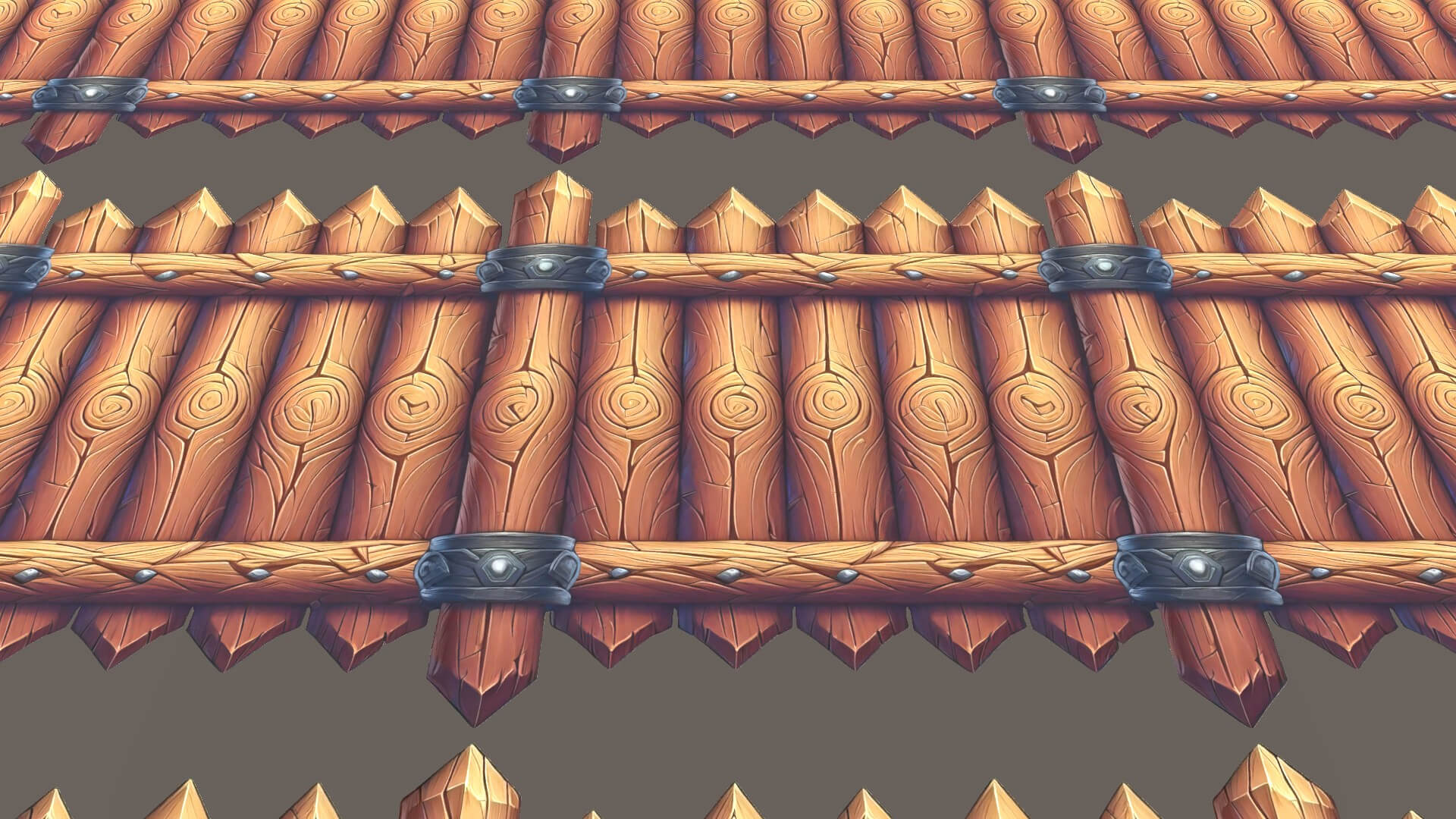 Hand Painted Textures – Vol 87 – Fence - 3D Texture by oleekconder