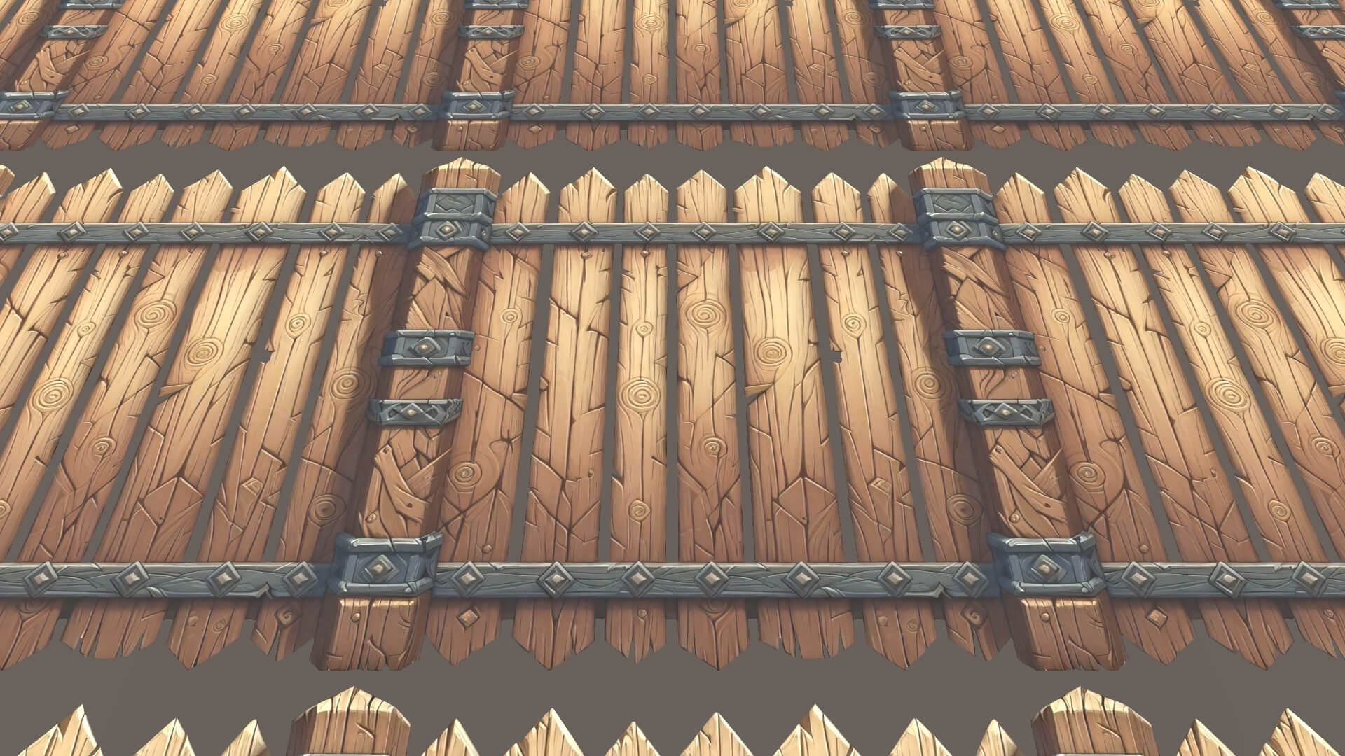 Hand Painted Textures – Vol 87 – Fence - 3D Texture by oleekconder