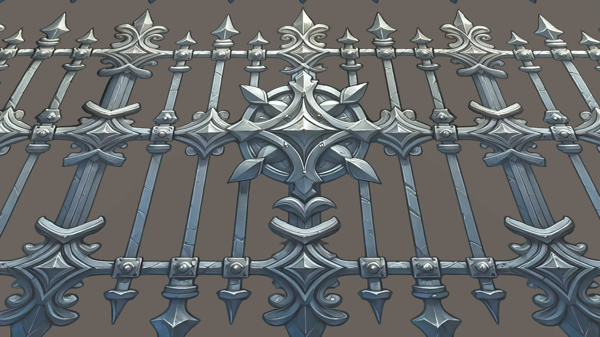 Hand Painted Textures – Vol 89 – Fence - 3D Texture by oleekconder