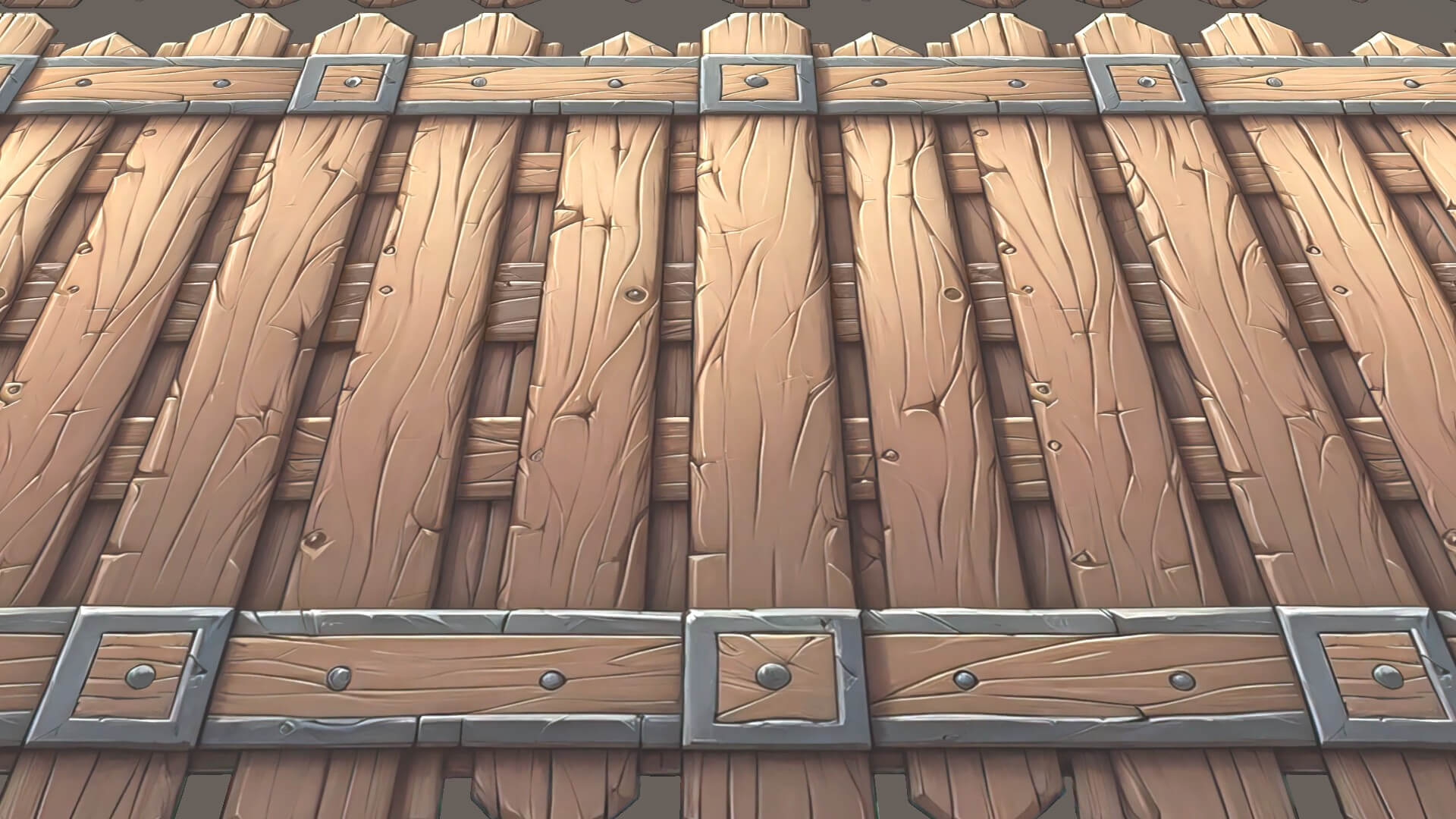 Hand Painted Textures – Vol 89 – Fence - 3D Texture by oleekconder