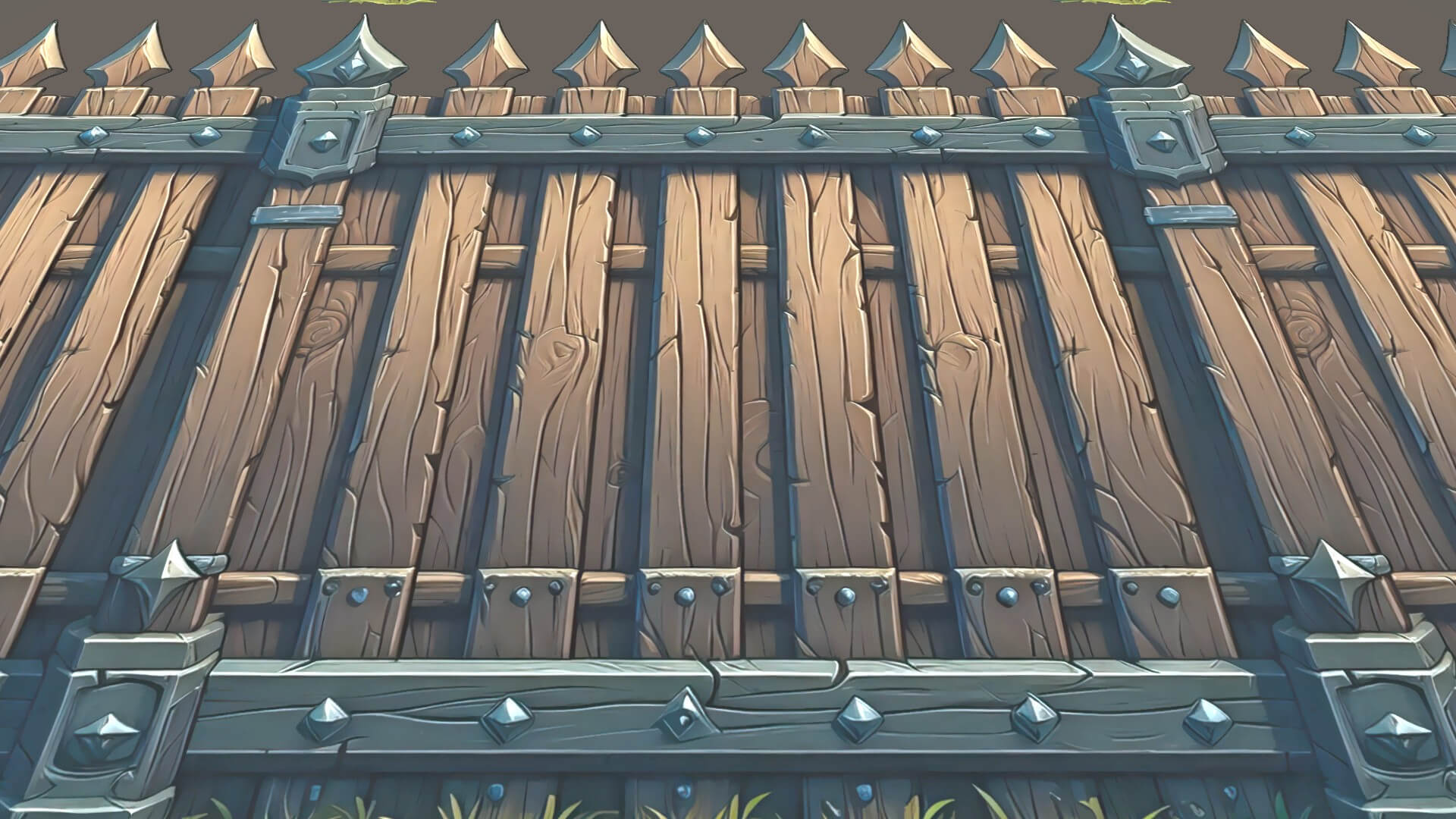 Hand Painted Textures – Vol 89 – Fence - 3D Texture by oleekconder