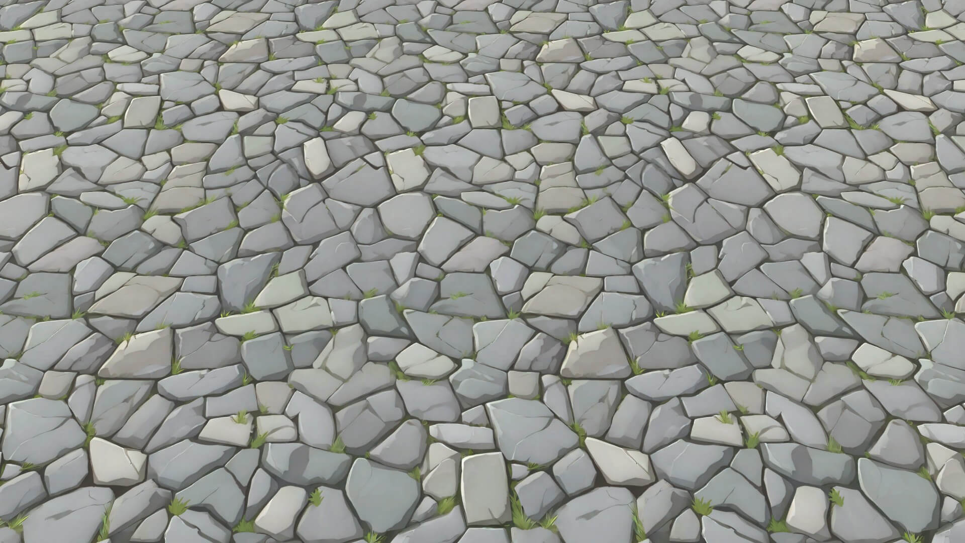 Hand Painted Textures – Vol 91 – Cobblestone - 3D Texture by oleekconder