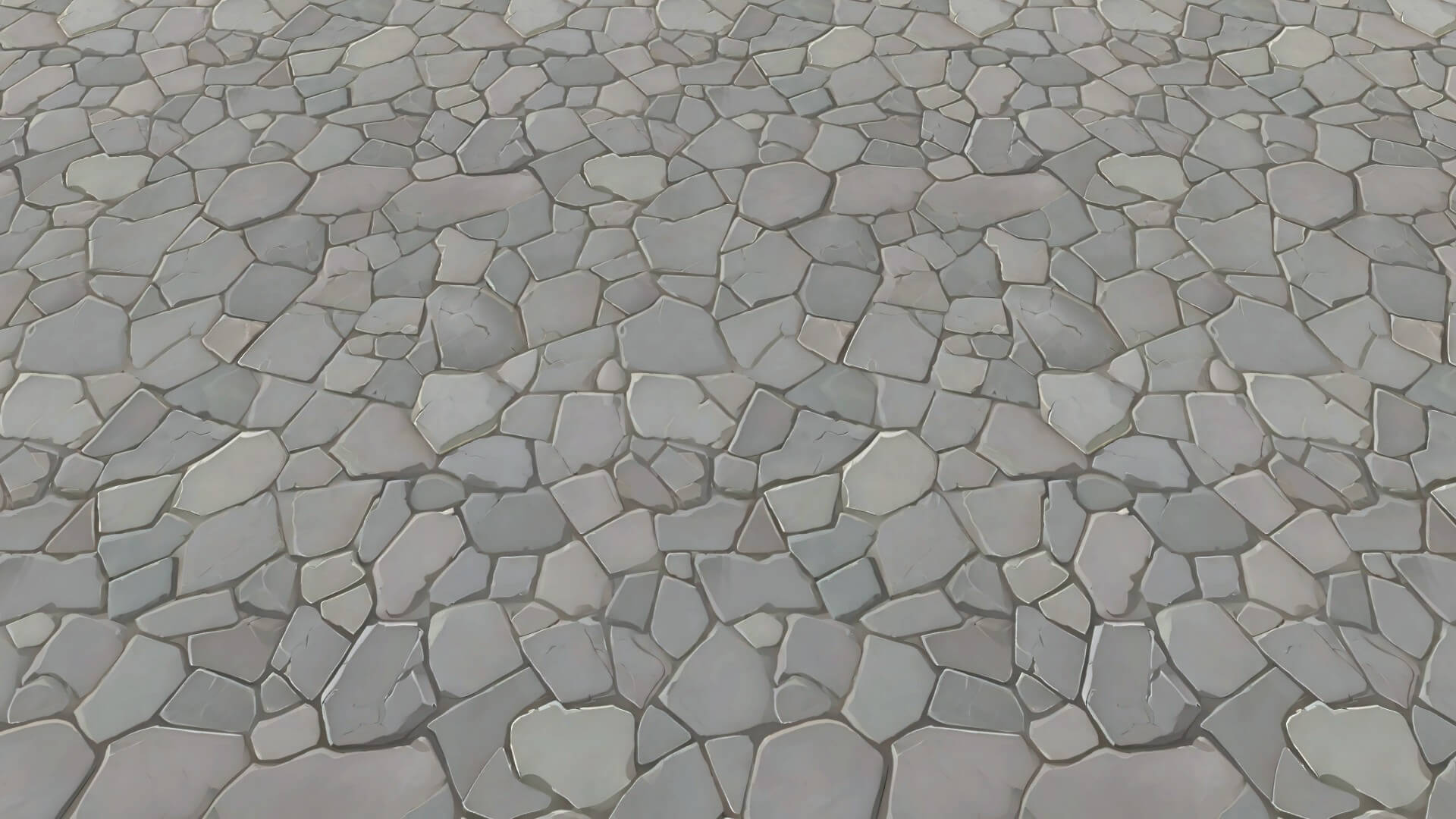 Hand Painted Textures – Vol 91 – Cobblestone - 3D Texture by oleekconder