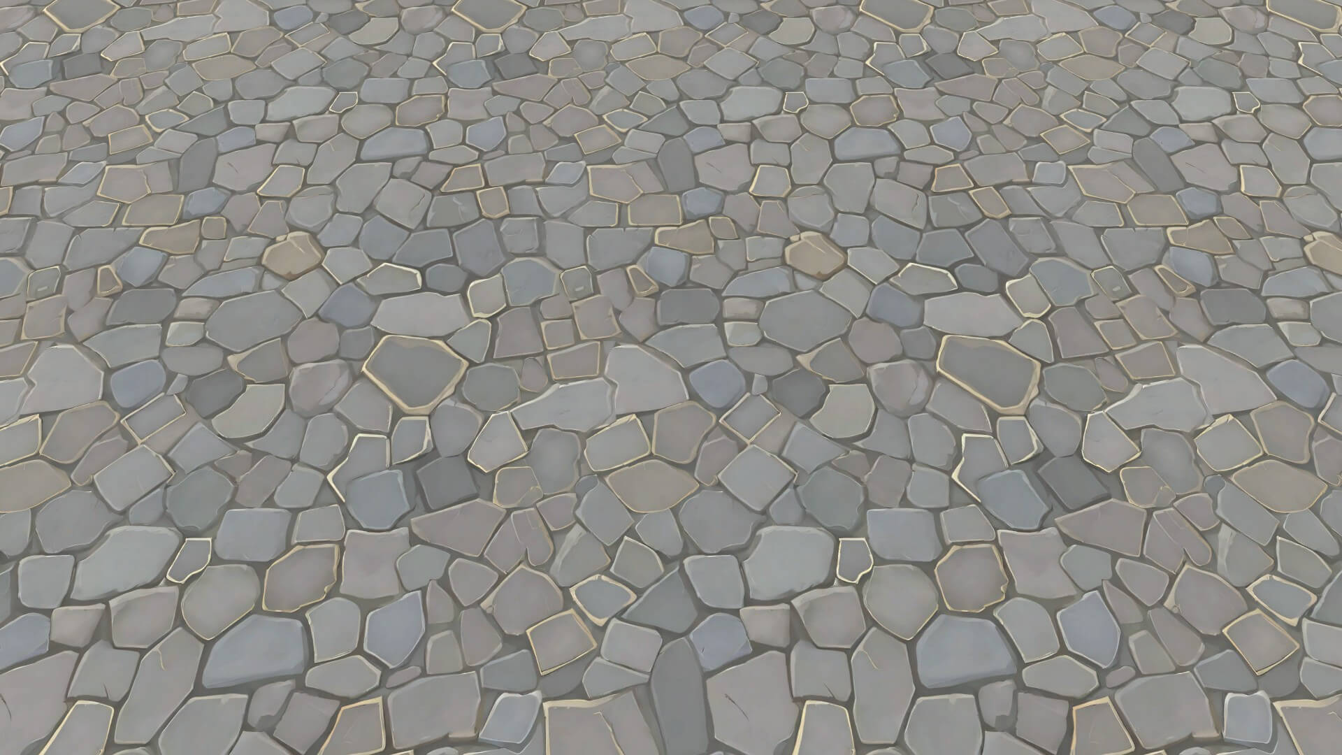 Hand Painted Textures – Vol 91 – Cobblestone - 3D Texture by oleekconder