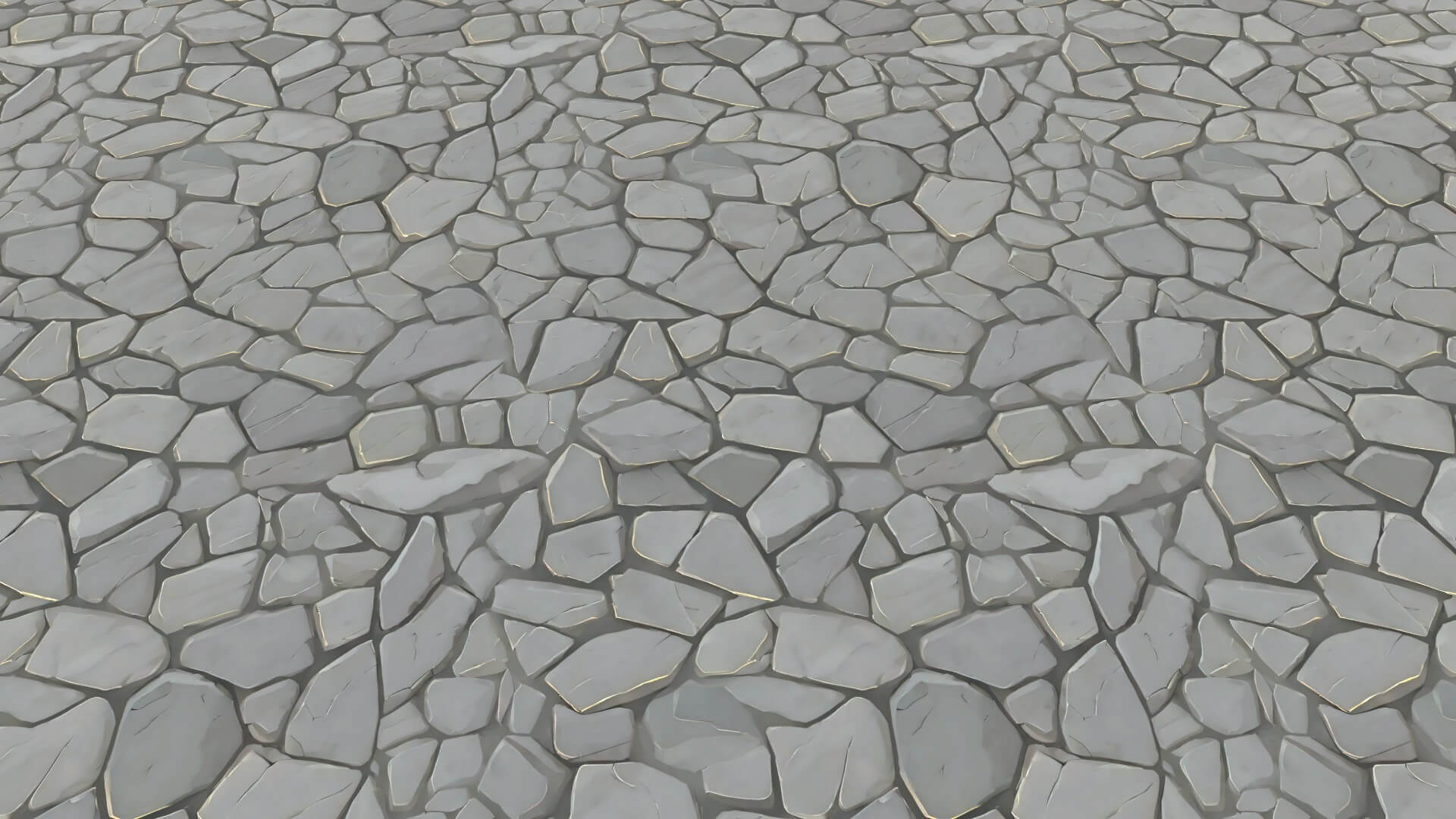 Hand Painted Textures – Vol 91 – Cobblestone - 3D Texture by oleekconder