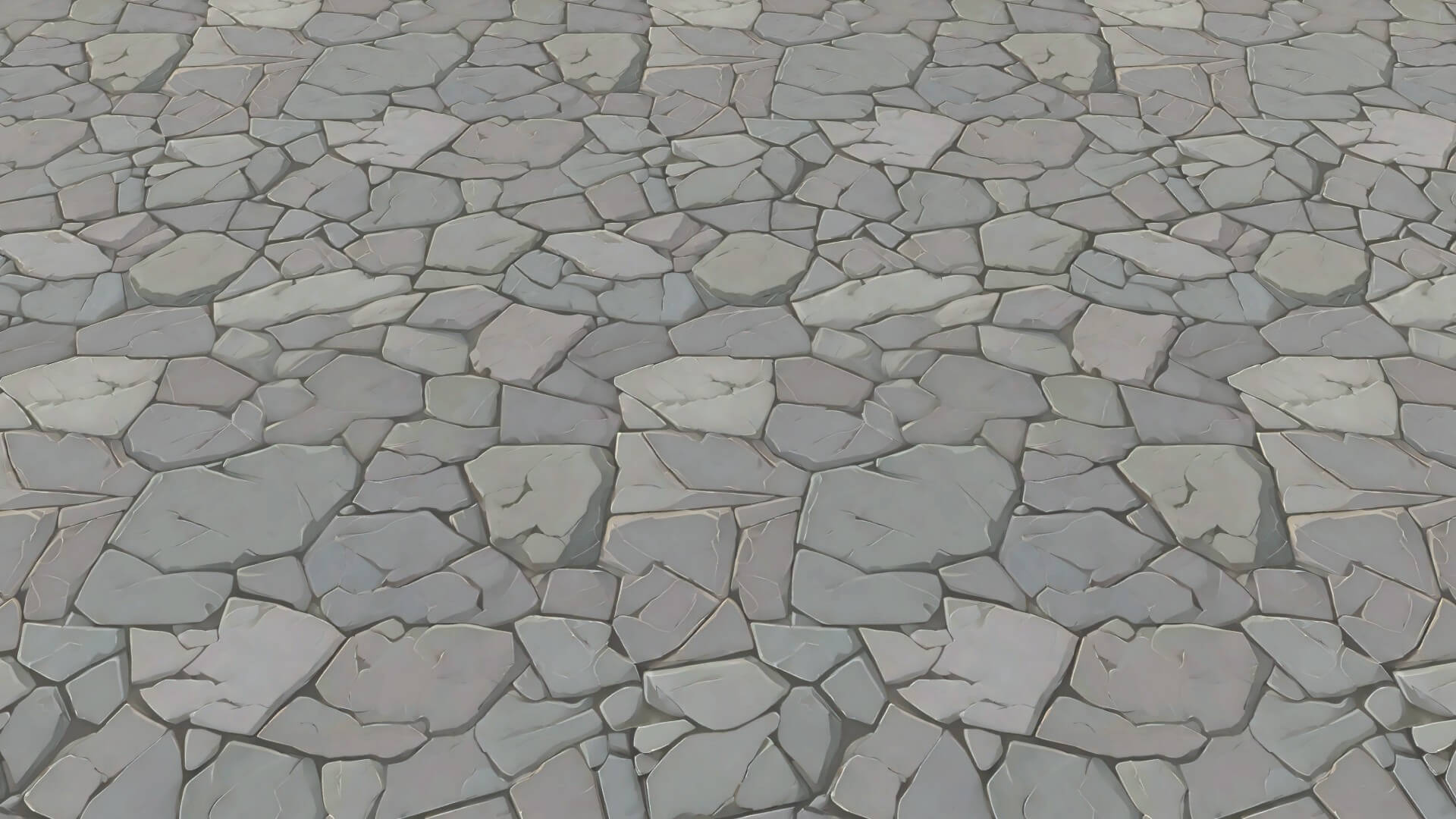 Hand Painted Textures – Vol 91 – Cobblestone - 3D Texture by oleekconder