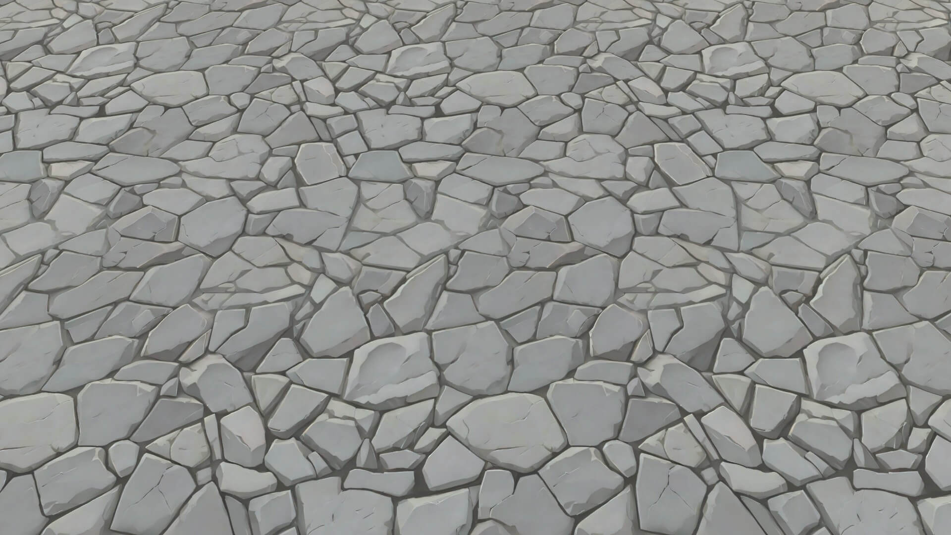 Hand Painted Textures – Vol 91 – Cobblestone - 3D Texture by oleekconder