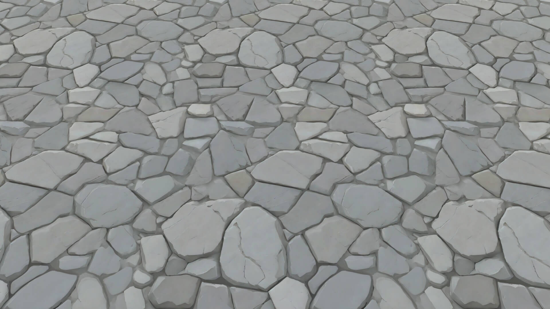 Hand Painted Textures – Vol 91 – Cobblestone - 3D Texture by oleekconder