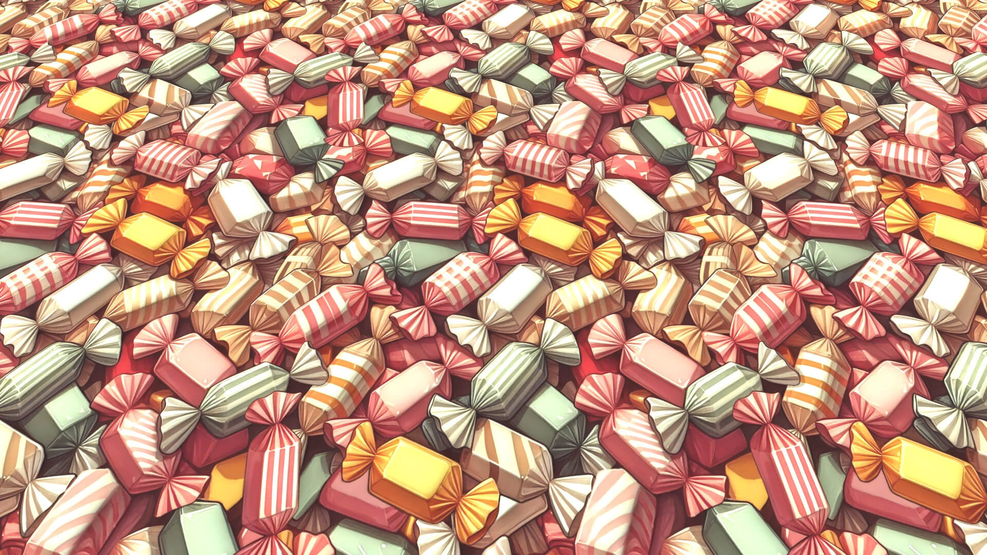 Hand Painted Textures – Vol 98 – Candies - 3D Texture by oleekconder