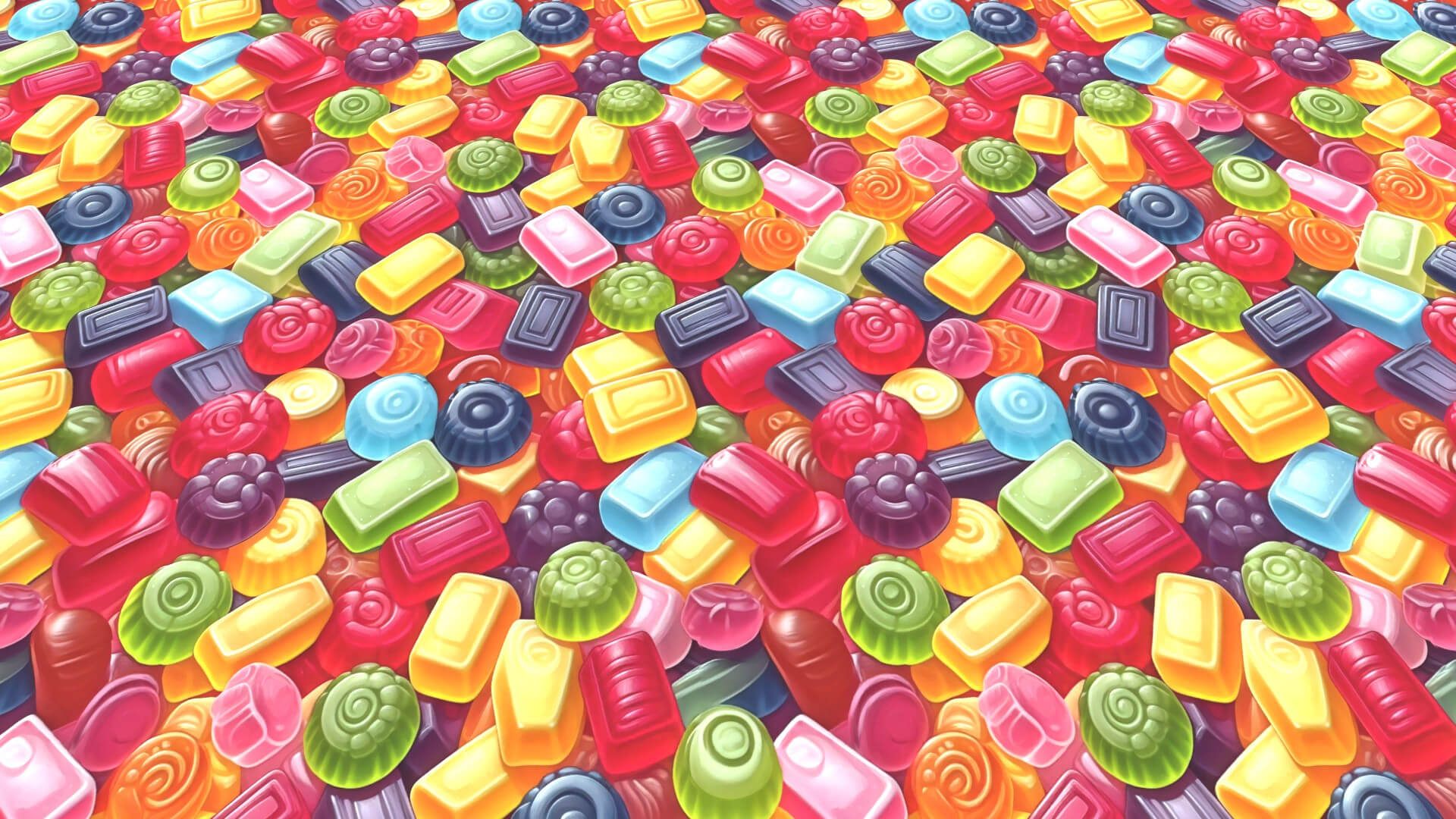 Hand Painted Textures – Vol 98 – Candies - 3D Texture by oleekconder
