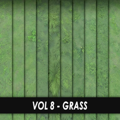 Realistic Textures – Vol 8 – Grass - 3D Texture by oleekconder