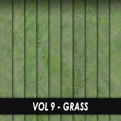 Realistic Textures – Vol. 9 – Grass - 3D Texture by oleekconder
