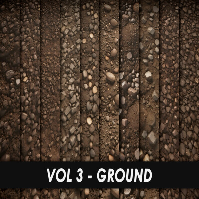 Realistic Textures – Vol 3 – Ground - 3D Texture by oleekconder