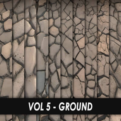 Realistic Textures – Vol 5 – Ground - 3D Texture by oleekconder