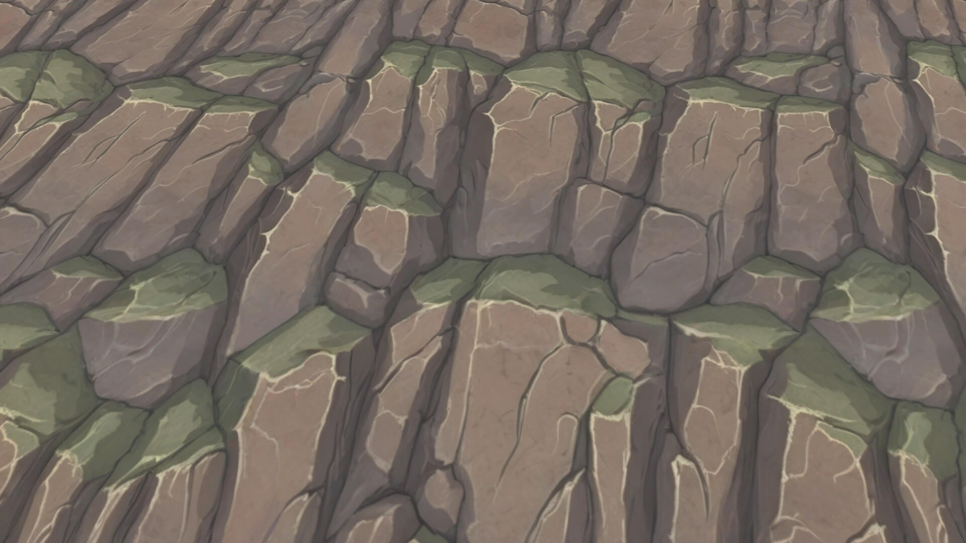 Stylized Textures – Vol 156 – Cliffs - 3D Texture by oleekconder