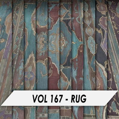 Stylized Textures – Vol 167 – Rug - 3D Texture by oleekconder