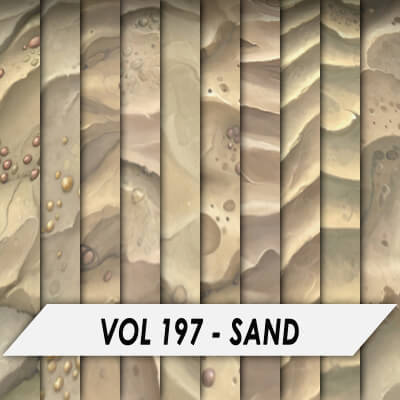 Stylized Textures – Vol 197 – Sand - 3D Texture by oleekconder