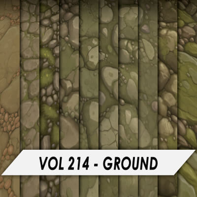 Stylized Textures – Vol 214 – Ground Discord - 3D Texture by oleekconder