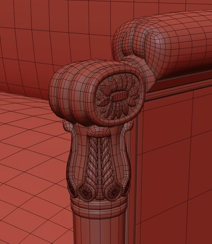 Benoit Marcion Sofa - 3D Model by Olegator