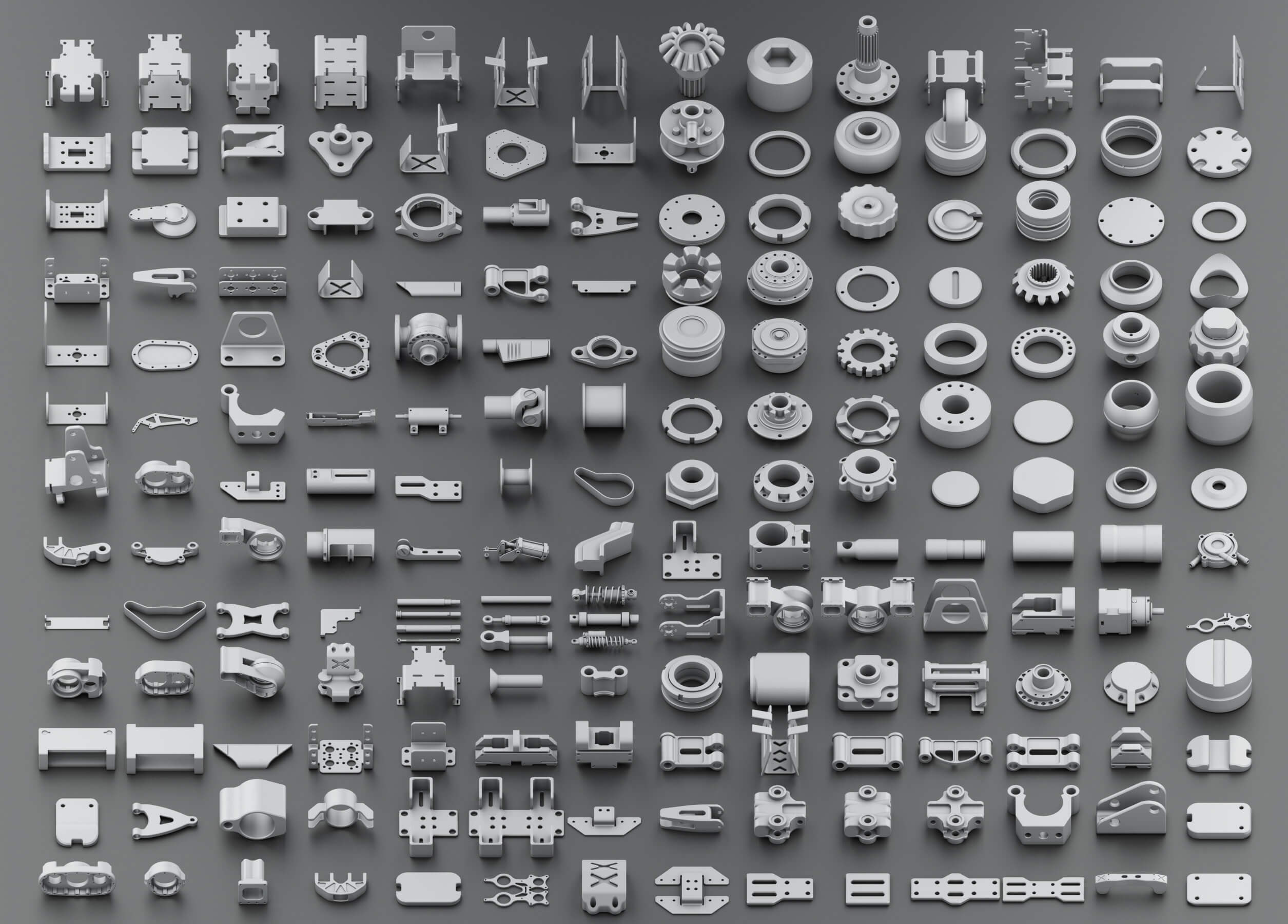 Hard Surface Kitbash Vol 3 3D Render, Digital Art by OlegUshenok