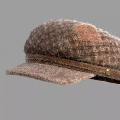 Vintage Peaked Cap Late 19th Century Low-Poly Headwear 3D Model by ...