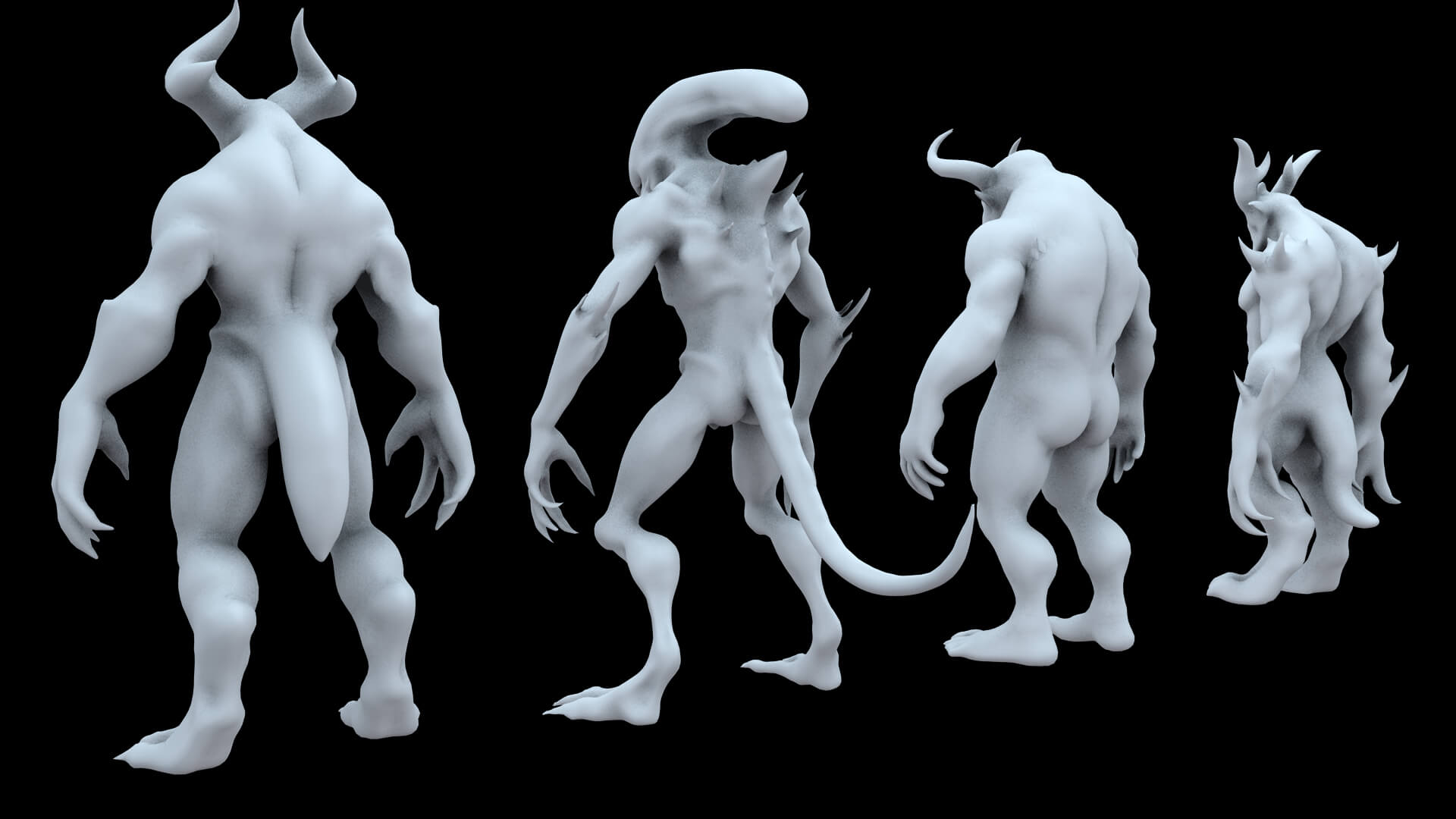 Primal Demons IMM Brush for Zbrush - 3D Model by Oleksandr Vilchynskyi