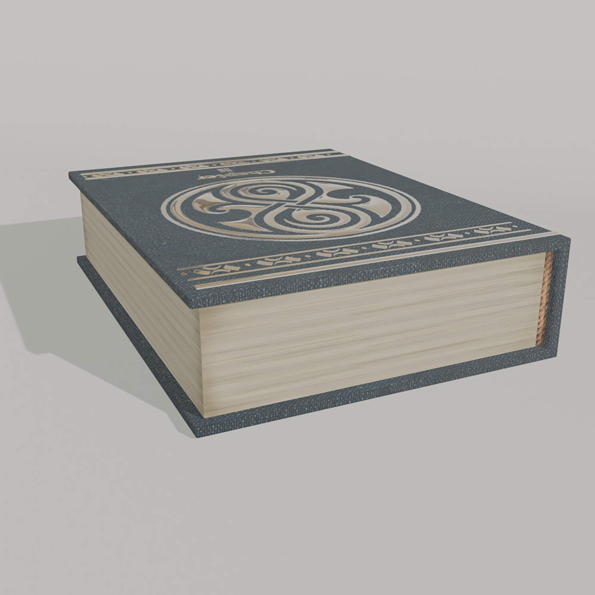 Ancient Book - 3D Model by oliviaart