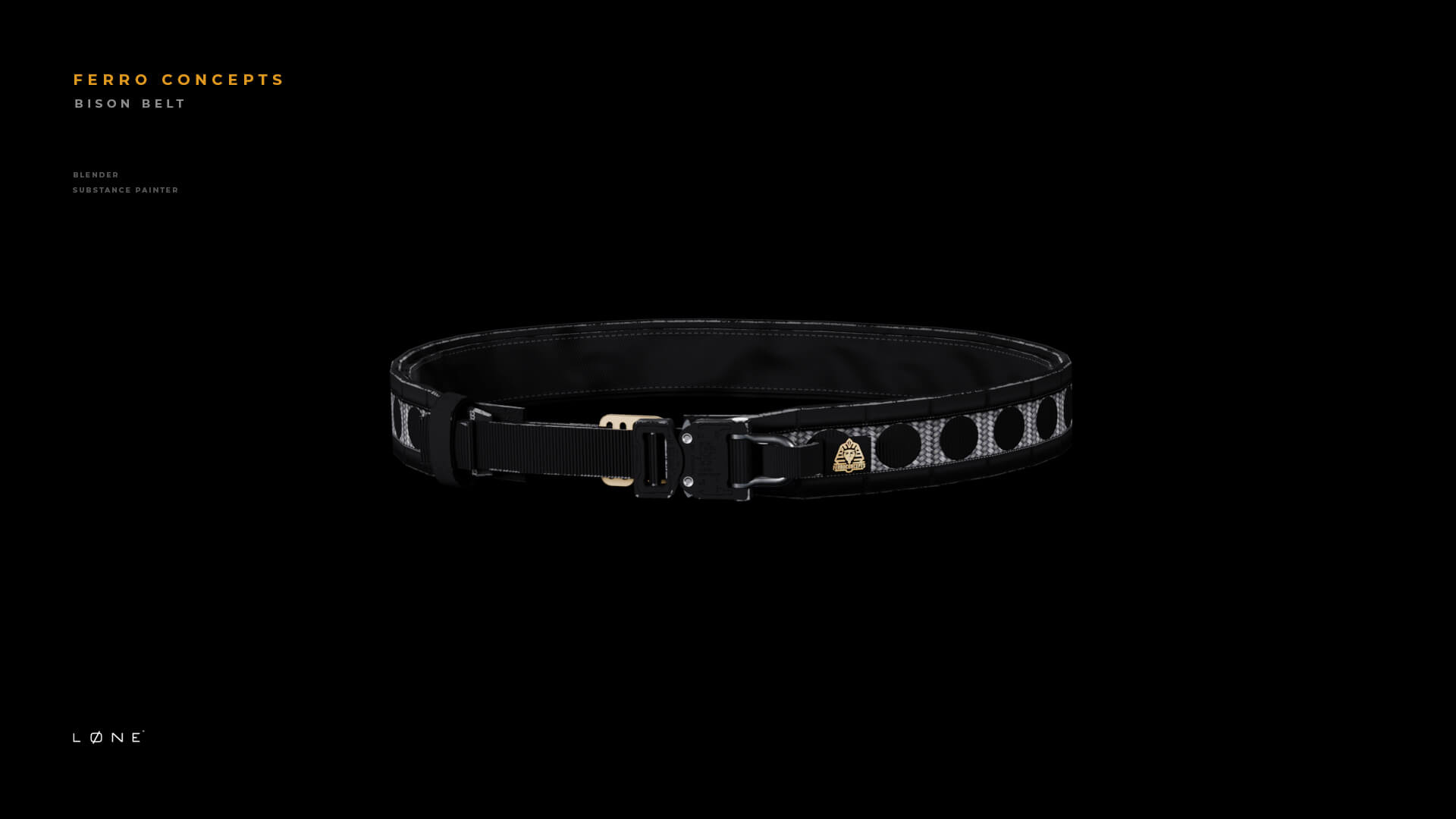 Ferro Concepts Bison Belt - 3D Model by OlivierOGrady