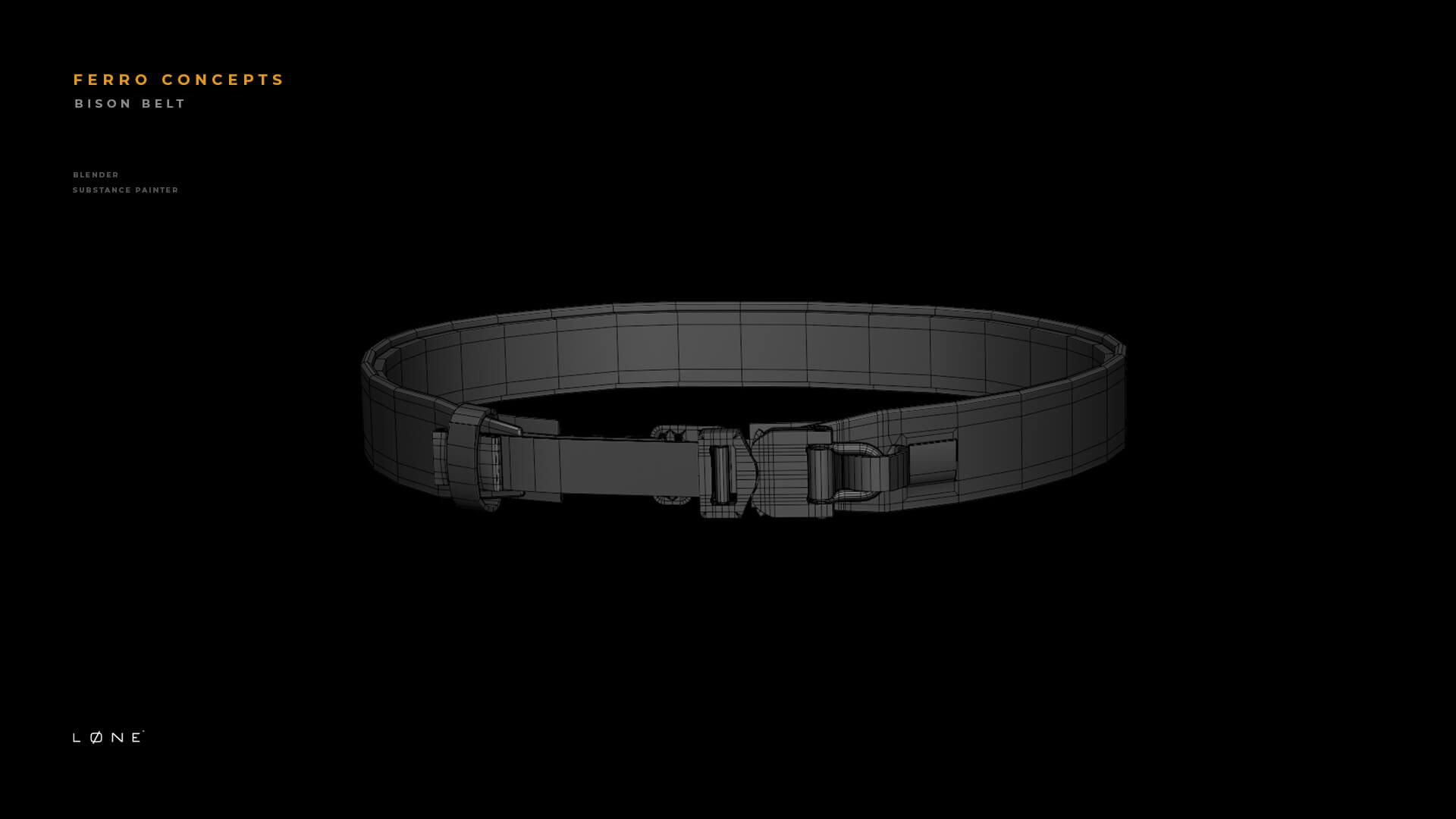 Ferro Concepts Bison Belt - 3D Model by OlivierOGrady
