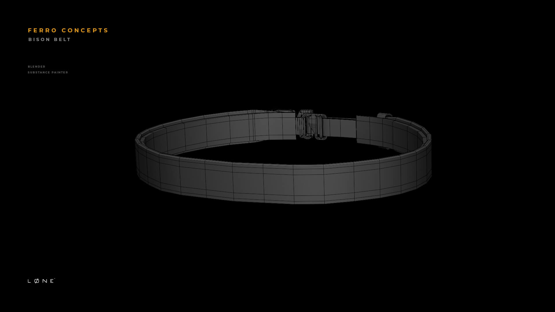 Ferro Concepts Bison Belt - 3D Model by OlivierOGrady