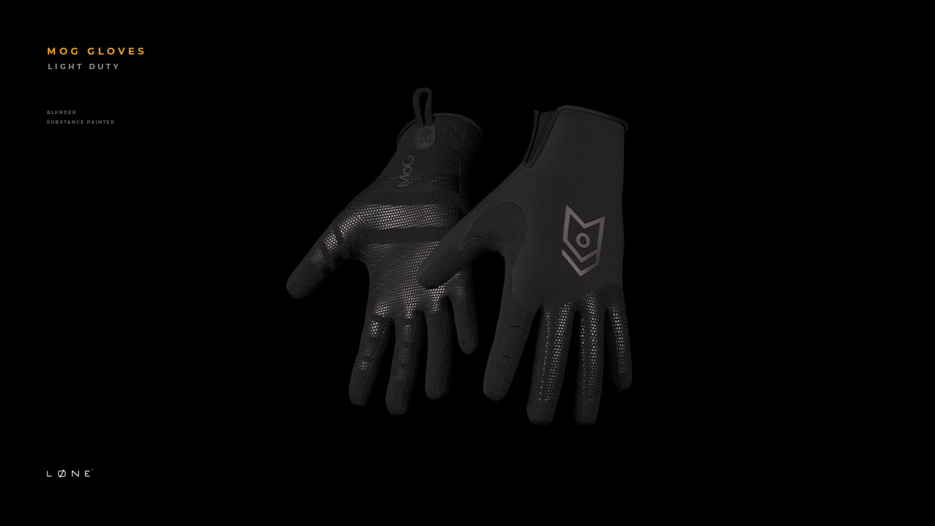 Mog Light Duty Gloves - 3D Model by OlivierOGrady