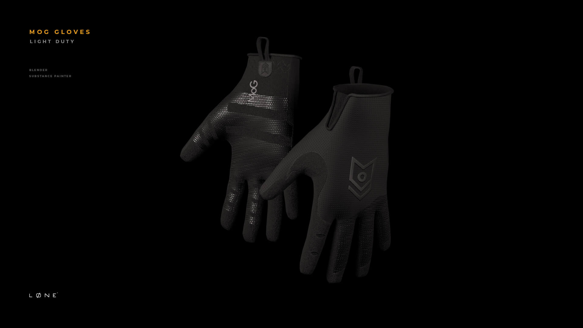 Mog Light Duty Gloves - 3D Model by OlivierOGrady