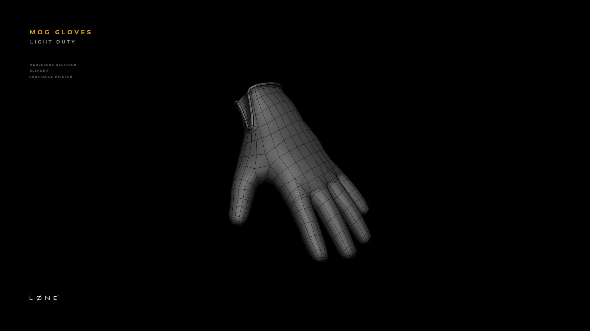 Mog Light Duty Gloves - 3D Model by OlivierOGrady