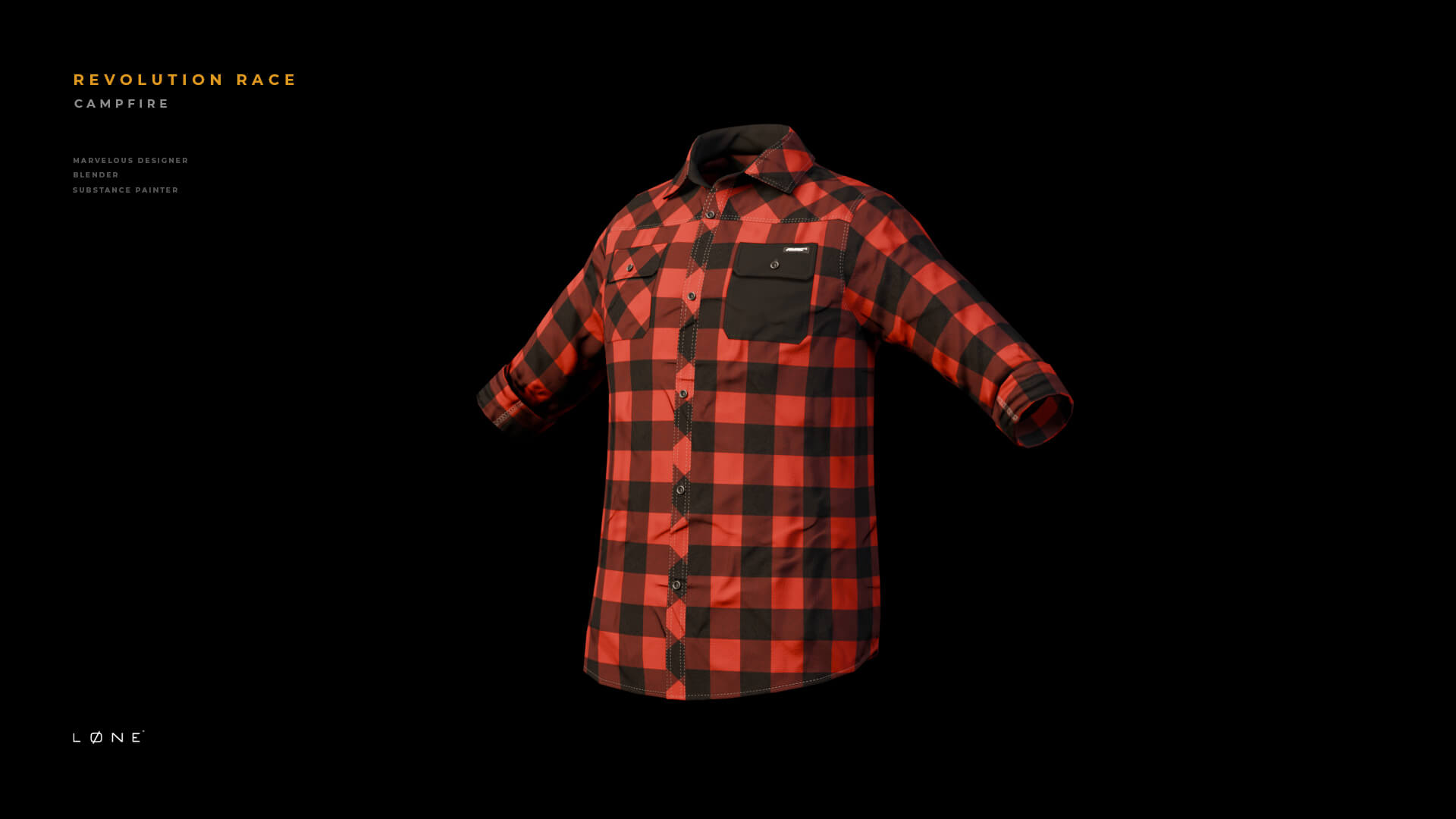 Revolution Race Campfire Shirt - 3D Model by OlivierOGrady