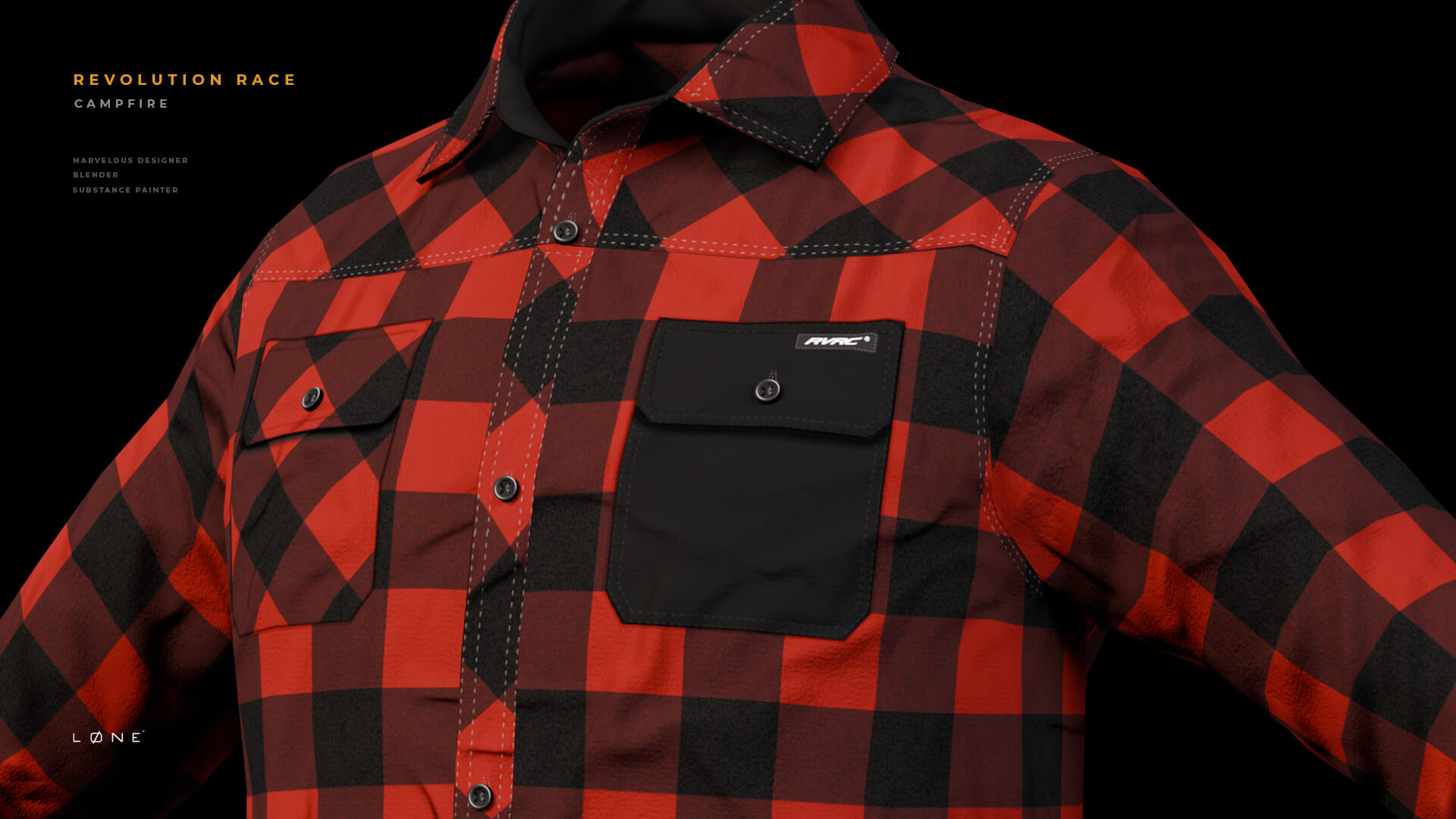 Revolution Race Campfire Shirt - 3D Model by OlivierOGrady