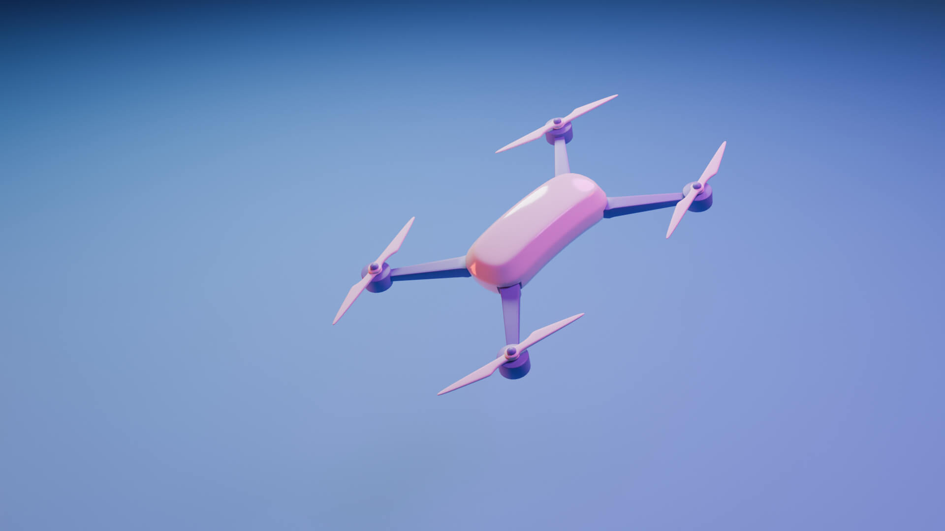 Animated Drone - 3D Model by omarartdz