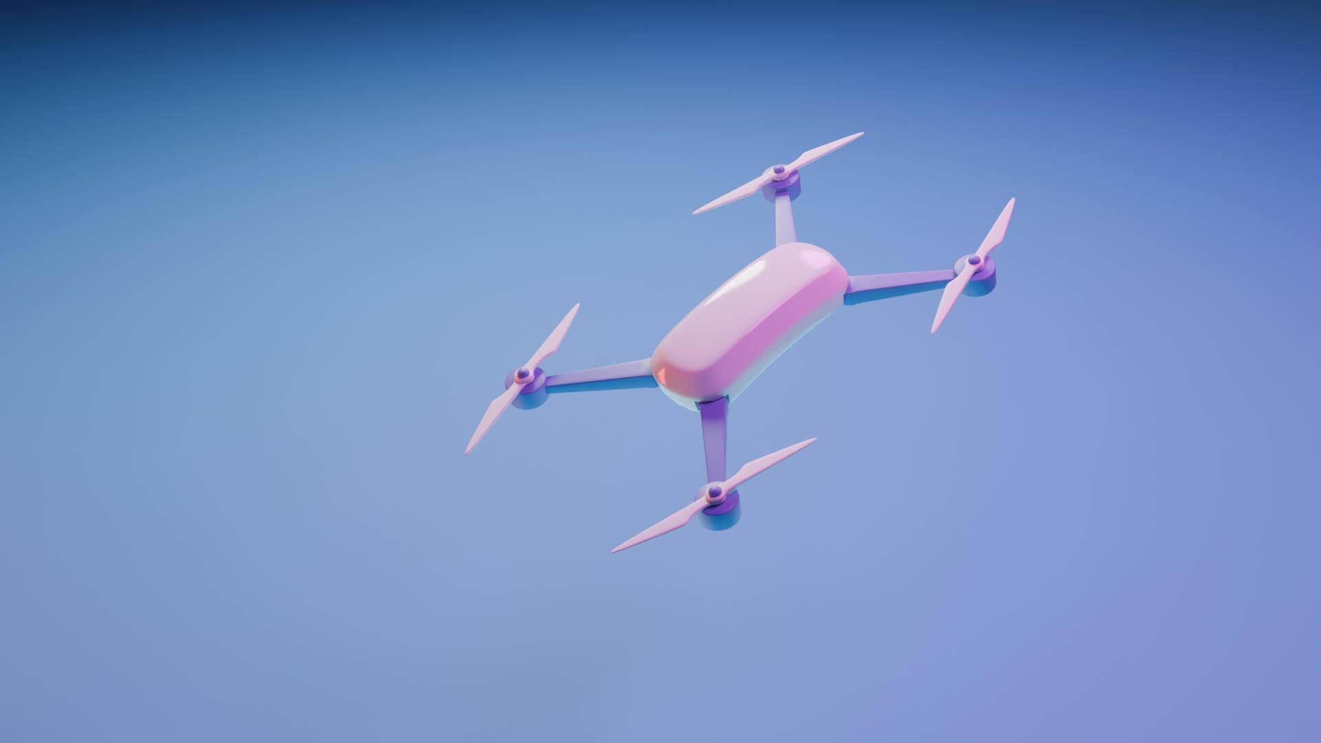 Animated Drone - 3D Model by omarartdz