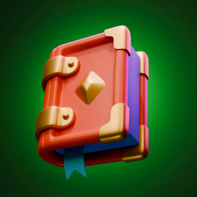 Stylized Book - 3D Model by omarartdz