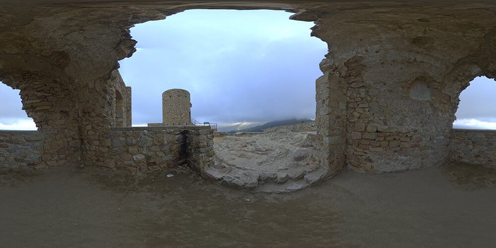 Burriach Fortres Ruins (HDRI 042) - HDR Image by omayolas