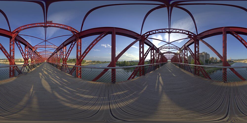Ebre River Iron Bridge (HDRI 044) - HDR Image by omayolas
